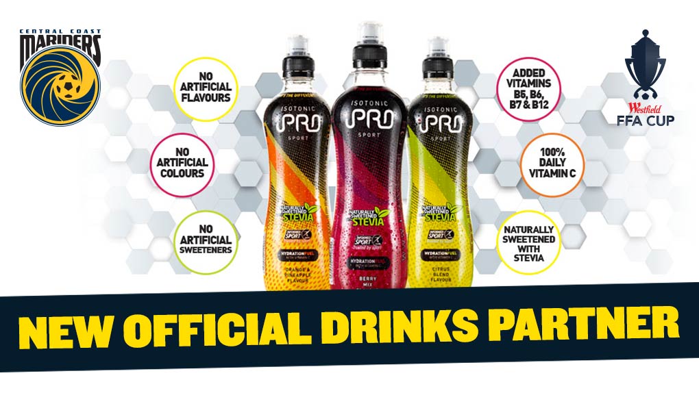 NEWS: Mariners sign iPro Sport as Official Drinks Partner - Central ...
