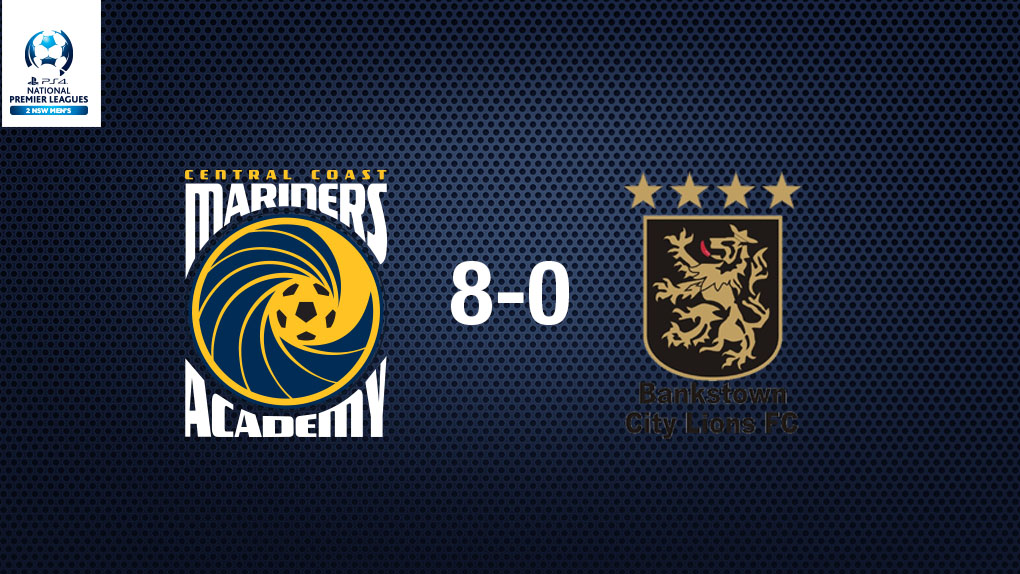 Mariners Academy Bag Eight Against Bankstown City - Central Coast Mariners
