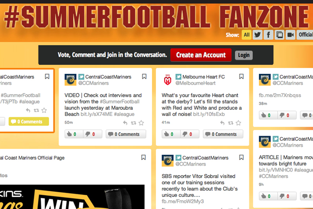 Summer Football Fanzone - Central Coast Mariners