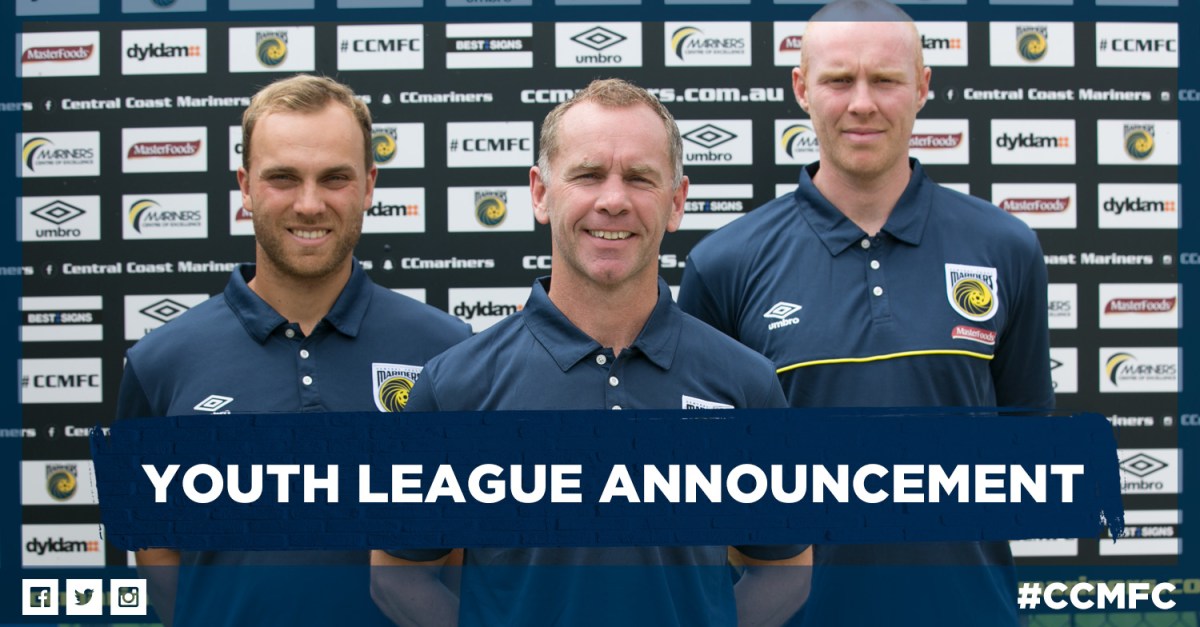 Mariners Youth Team Coaches, Squad & Fixtures - Central Coast Mariners