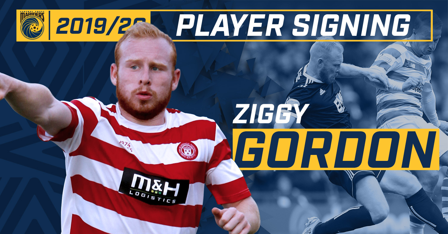 Ziggy Gordon joins the Mariners! - Central Coast Mariners