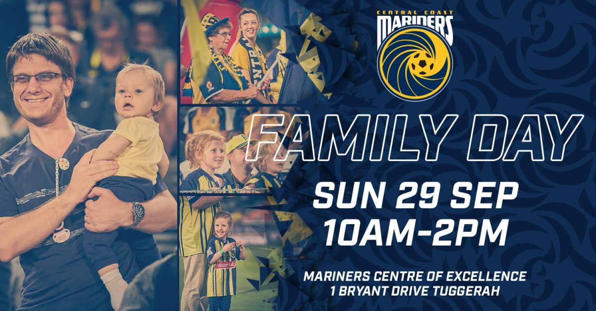 2019 Mariners Family Day! - Central Coast Mariners