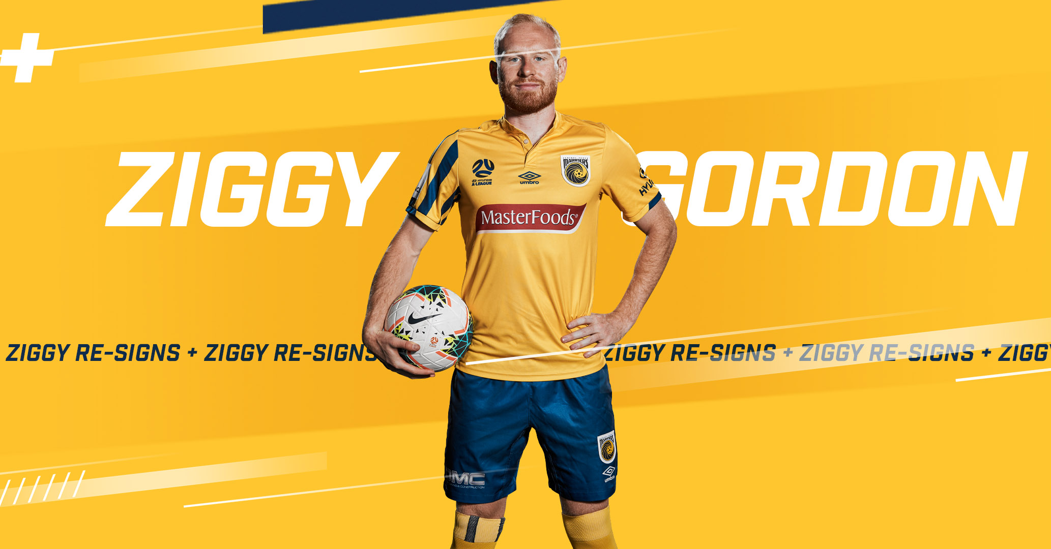 Ziggy Gordon extends his stay on the Central Coast - Central Coast Mariners