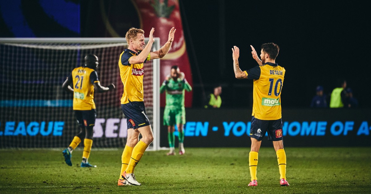 Mariners celebrate Simon with comeback win - Central Coast Mariners