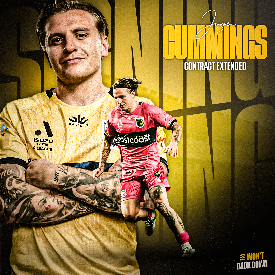 Jason Cummings remains on the Coast until 2024 - Central Coast Mariners