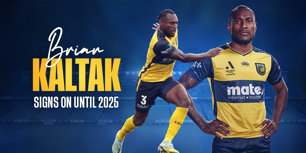 Brian Kaltak to stay on the Coast until 2025 - Central Coast Mariners