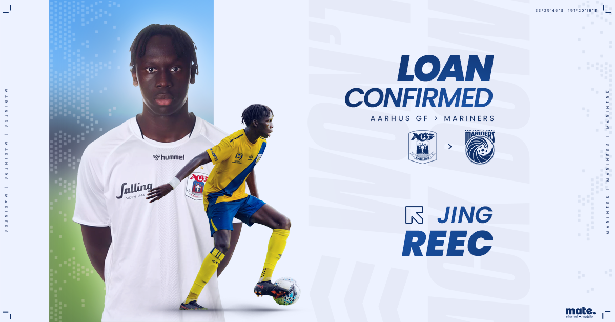 Jing Reec re-joins Mariners on one season loan deal - Central Coast ...