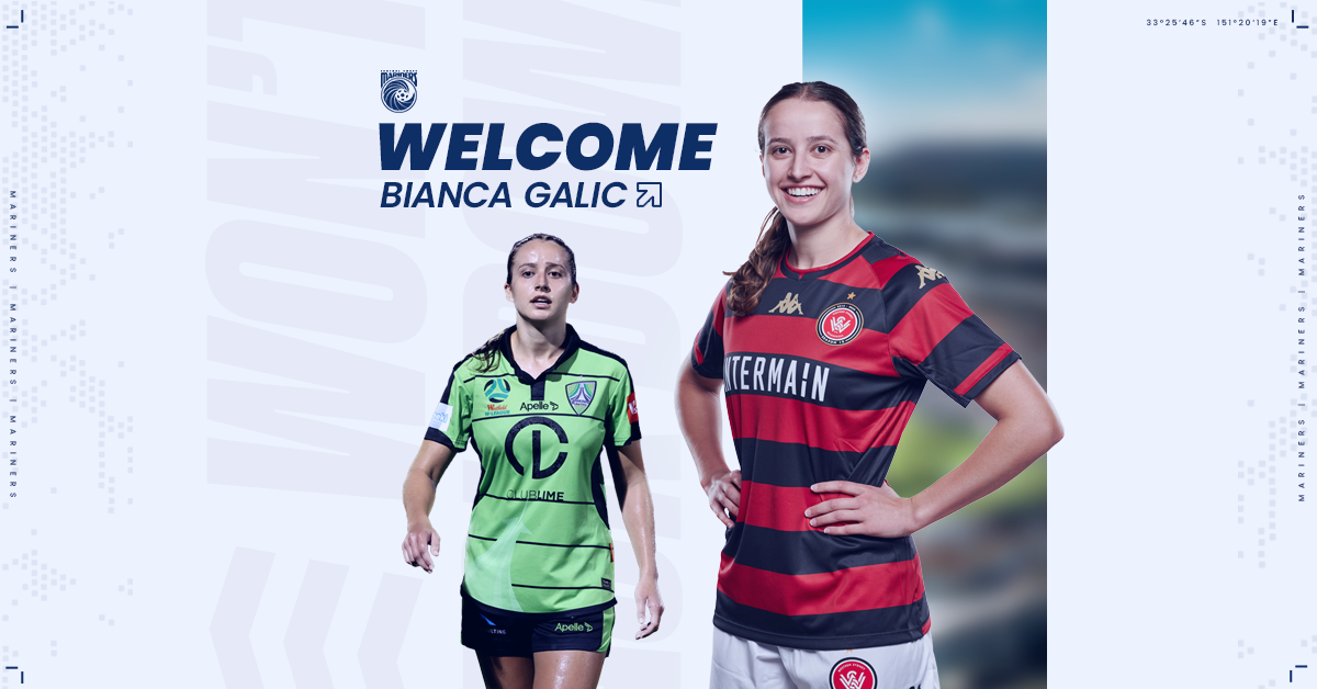 Midfielder Bianca Galic signs for Central Coast Mariners - Central ...