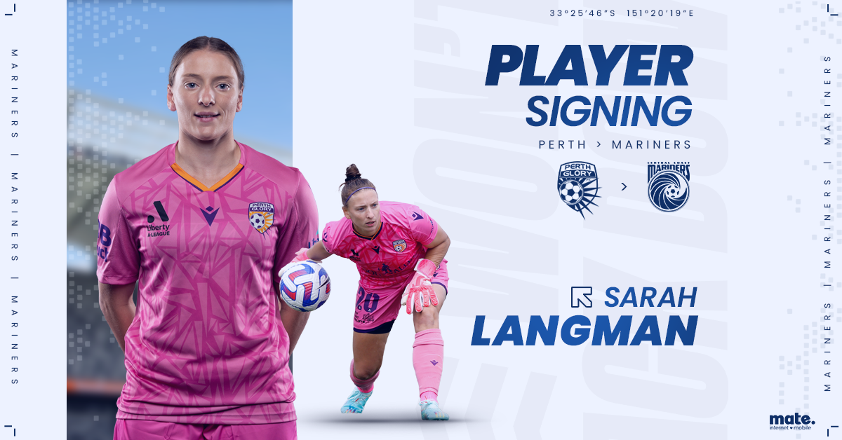 Mariners sign experienced goalkeeper Sarah Langman - Central Coast Mariners
