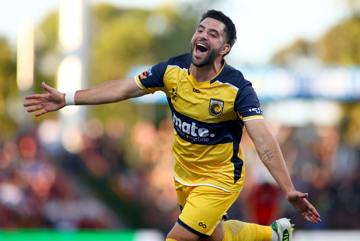 Mariners run riot in Adelaide to go 2nd in A-league - Central Coast ...