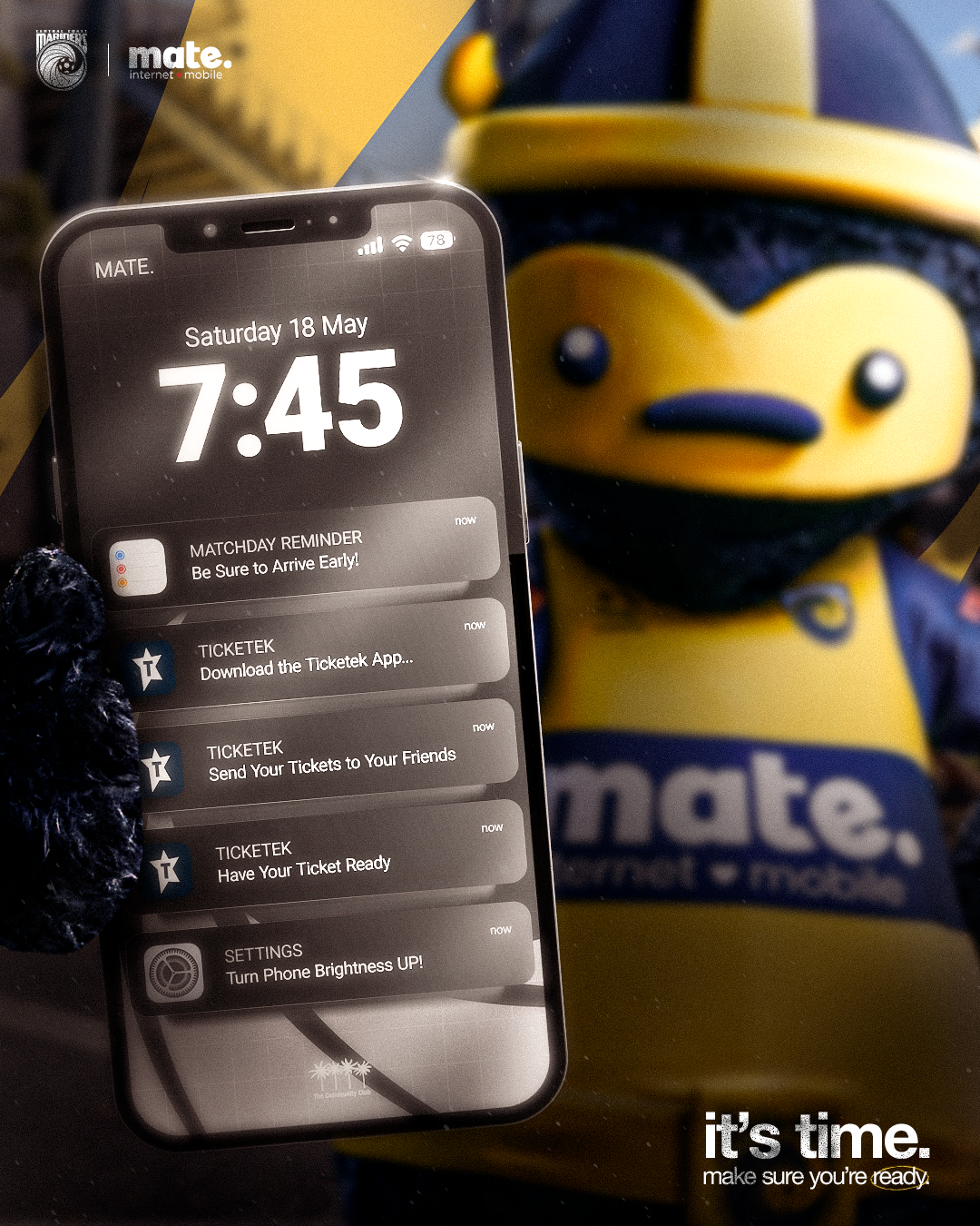 Your Semi Final Game Day Guide brought to you by MATE - Central Coast Mariners