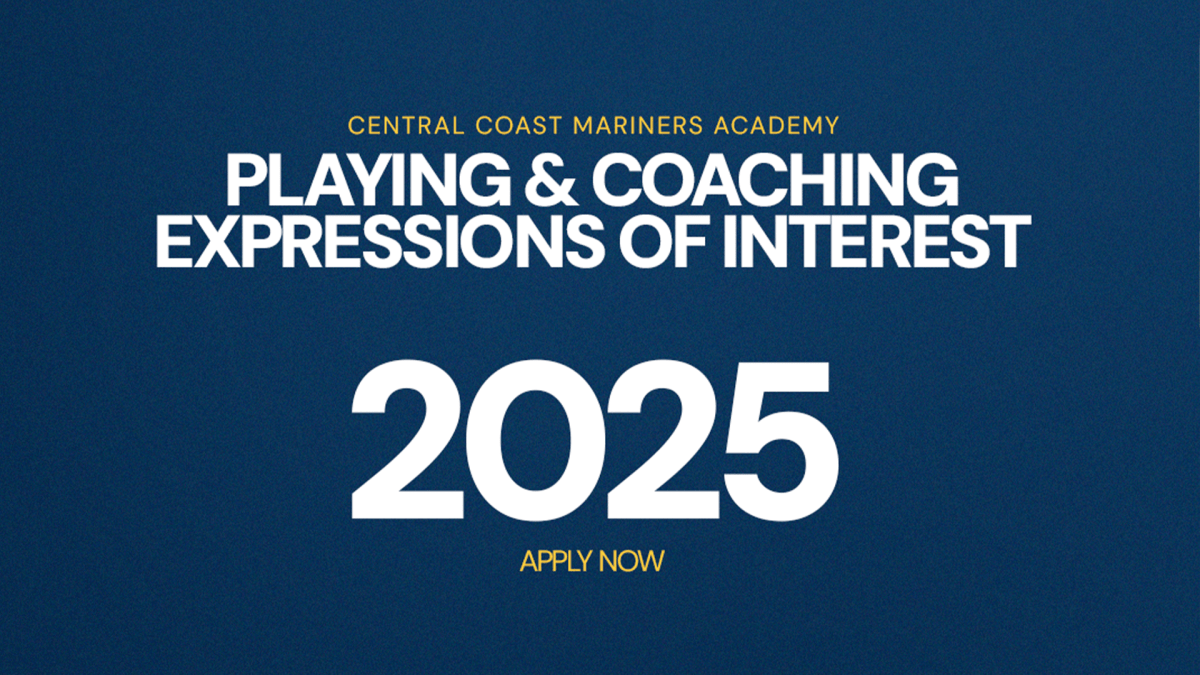 Mariners Academy expression of interest now open - Central Coast Mariners