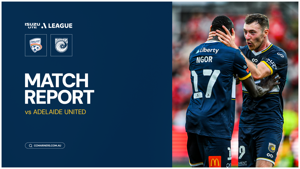 Ngor nets first Mariners goal in hard-fought Adelaide draw