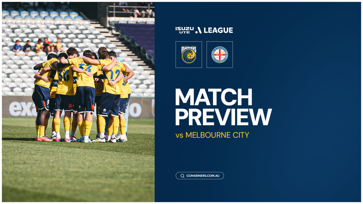 Preview: Mariners take on unbeaten Melbourne City