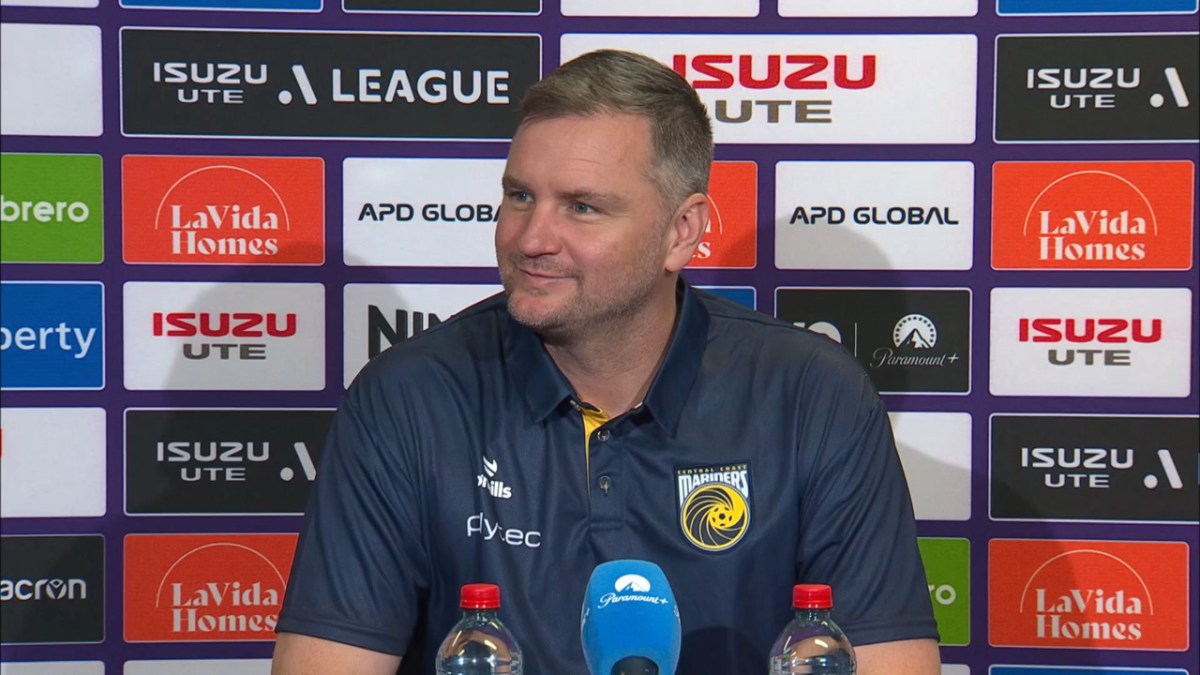 Warren Moon | Press Conference | Perth Glory v Central Coast Mariners ...